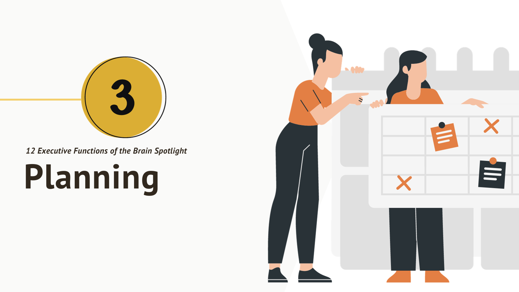 12 Executive Functions Of The Brain Spotlight 3 Planning Executive Functioning Success